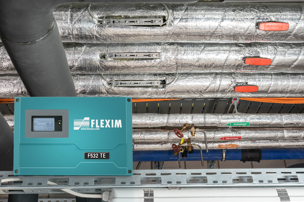 Caudalimetro ultrasonico externo para energia termica fluxus f532 te ...